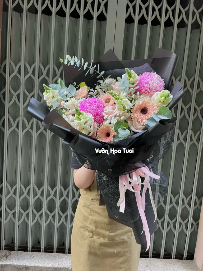 Bó Hoa Sinh Nhật Pastel Flacky